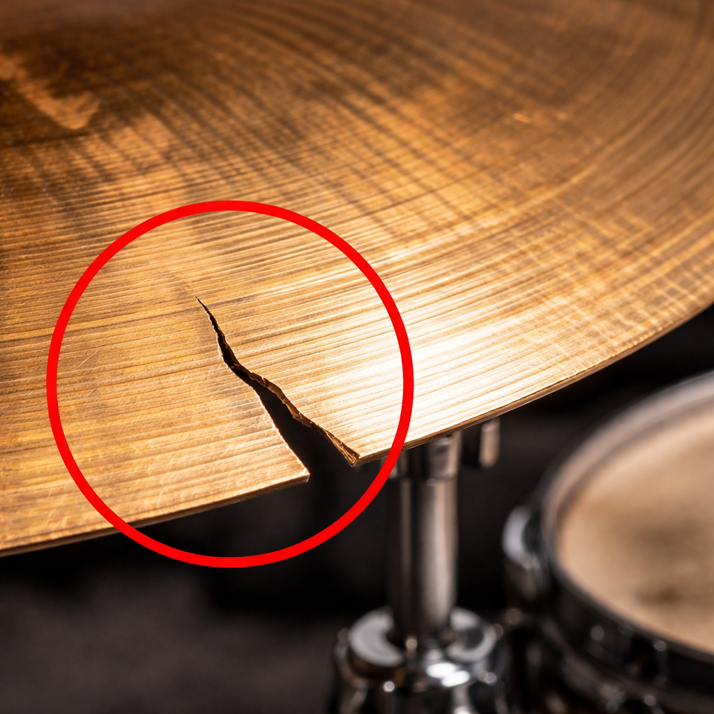Edge Crack Repair Melbourne | Fix Cracked Cymbal | Angkor Music